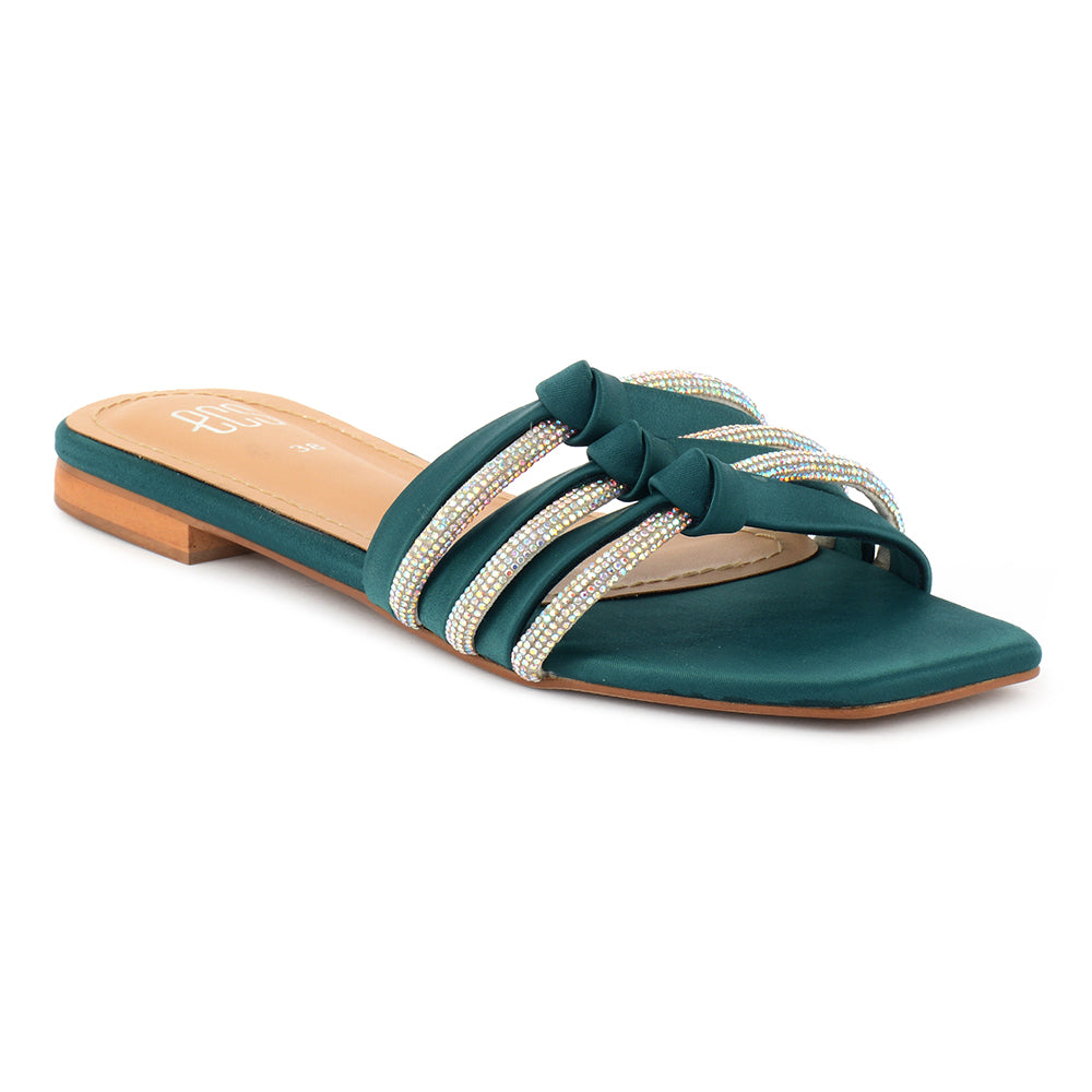 Satin Square Silky Slippers – ECS